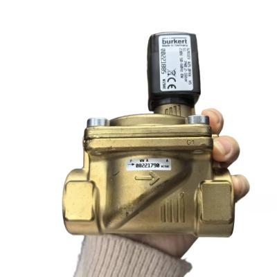 China G1 Port Size FKM Burkert Solenoid Valve 2/2 Way Normally Closed Circuit Function DC24V AC24V AC220V Voltage 00221883 00221884 00221885 00221886 00221887 00221888 for sale