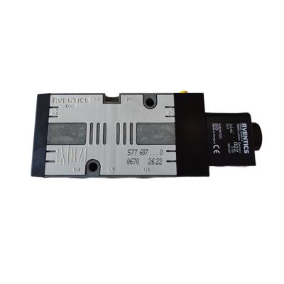 China AVENTICS 5776080220 5/2‑Way Pneumatic Solenoid Valve 24V DC G1/4 Main Port & G1/8 Pilot Exhaust CD07 Automation Control Valve for sale