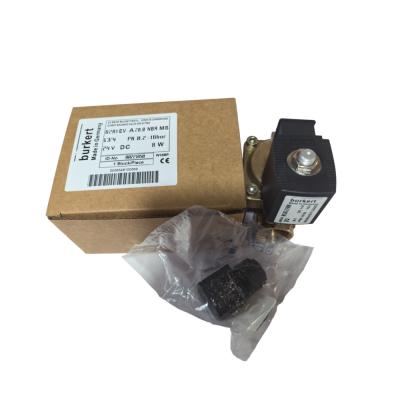 China Low Temperature Resistant Maintenance Repair Assembly For Burkert 6281 2/2 NC G3/8 Thread Port EPDM Rubber Sealing Brass Valve Body Multi Voltage Coil 00221895 00221896 00221897 for sale