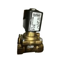 China G3/8 Thread Normally Open Servo‑operated Solenoid Valve Burkert 6281 Series DN13 Orifice Brass Valve Housing NBR Nitrile Rubber Seal Multiple Coil Voltage Options 00221923 00221924 00221925 for sale
