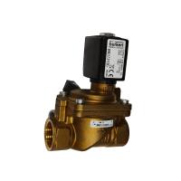 China Burkert Medium Flow Servo Diaphragm Solenoid Valve Fit 00221926 00221928 00221929 Brass Valve Housing NBR Wear Resistant Seal G1/4 Thread Alternative G1/2 Port Diverse AC DC Voltage for sale
