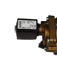 China G3/8 Thread Normally Open Servo‑operated Solenoid Valve Burkert 6281 Series DN13 Orifice Brass Valve Housing NBR Nitrile Rubber Seal Multiple Coil Voltage Options 00221923 00221924 00221925 for sale