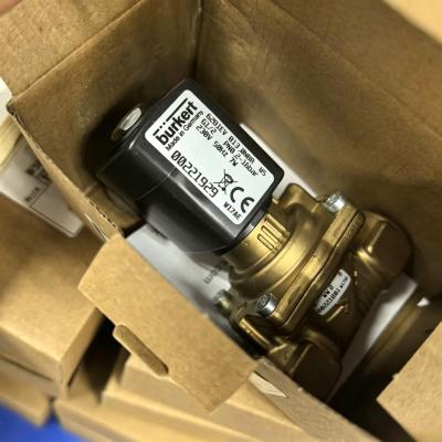 China Burkert Medium Flow Servo Diaphragm Solenoid Valve Fit 00221926 00221928 00221929 Brass Valve Housing NBR Wear Resistant Seal G1/4 Thread Alternative G1/2 Port Diverse AC DC Voltage for sale