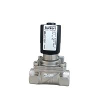 China Burkert Type 6281 Servo Assisted Diaphragm Solenoid Valve 00322529 00322530 00322531 G1/4 2/2 Normally Closed Stainless Steel Body NBR Seal 10.0 Orifice 8W Coil for sale