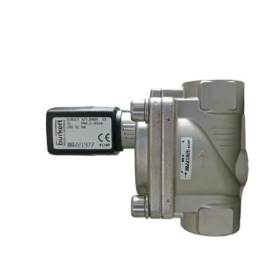 China G2 Thread Connection Burkert 6281 Solenoid Valve Module 2/2 NC 40.0 Large Orifice Stainless Steel Integrated Structure NBR Seal Parts 8W Coil  00221986 00221987 00221988 for sale