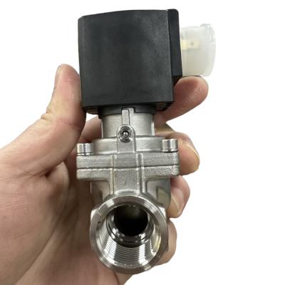 China Heavy‑duty High Temperature Process Burkert Solenoid Valve 00323986 00323987 00323988 00323989 Type 6281 2/2 NC Servo Assisted Manual Override G1 1/2 G2 Port 40.0 Flow Orifice FKM Seal for sale