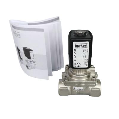 China Full Voltage Range Normally Open Stainless Steel Solenoid Valve Replacement Assembly For Burkert 00228393 00228394 00228395 G1 Connection Heat Resistant FKM for sale