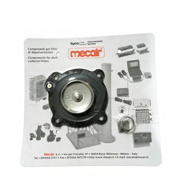China Mecair Dust Processing Equipment Spare Part DB18 FKM Diaphragm With Spring Assembly Used For Mecair Pulse Jet Solenoid Valve Overhaul Compatible Valve VNP/VEM208, VNP/ VEM308, VNP/VEM408 for sale