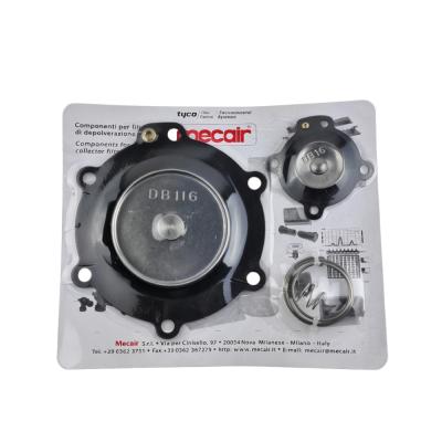 China Field Maintenance Spare Consumable DB116 FKM Diaphragm Spring Unit Direct Swap To Fix Air Leakage Issues On Mecair Pulse Jet Valve for sale