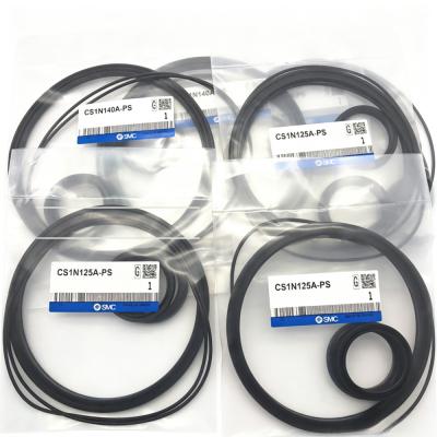 China SMC Pneumatic Cylinder Service Pack CS1/CS2‑160A‑PS Durable Sealing Parts Replace Worn Seals To Keep Heavy Load Cylinder Working Steadily In Production for sale