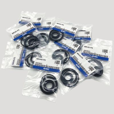 China MKB/MKA40-PS Seal Repair Pack For SMC MK Series Rotary Swing Clamp Air Cylinder Contains Rod Seal And Wear Ring For Workshop On Site Service for sale
