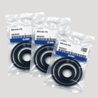 China SMC MKB/MKA32-PS Cylinder Seal Replacement Pack Anti Aging Sealing Rings Fit MK Series 32mm Bore Rotary Clamp Cylinder For Automated Workholding Repair for sale