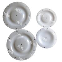 China QBY80 QBY100 Diaphragm 450MM Outer Diameter 8 Holes White Large Flow Membrane For Corrosive Liquid Pump for sale