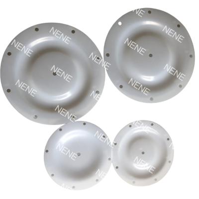 China QBY80 QBY100 Diaphragm 450MM Outer Diameter 8 Holes White Large Flow Membrane For Corrosive Liquid Pump for sale