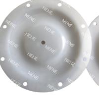 China QBY80 QBY100 Diaphragm 450MM Outer Diameter 8 Holes White Large Flow Membrane For Corrosive Liquid Pump for sale