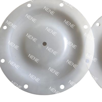 China F46 White 170MM Outer Diameter No Hole White Medium Duty AODD Pump Replacement Diaphragm QBY3-25 QBY3-32 QBY3-40 for sale