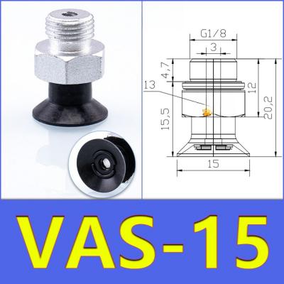 China FESTO VAS15 Vacuum Suction Cup White Silicone Black NBR Blue NBR For Industrial Automation Pneumatic Material Handling Equipment for sale
