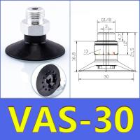 China FESTO VAS30 Pneumatic Suction Pad 30Mm Diameter Multi Color Silicone Nitrile Rubber Wear Resistant For Robot Material Transfer for sale