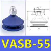 China FESTO VASB55 Robotic Vacuum Gripper Bellows Suction Cup White Silicone Black NBR Blue NBR Flexible Adaptation For Uneven Inclined Surfaces Automation Line for sale