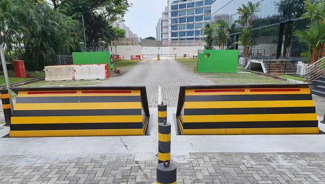 zasp road blocker of PDG Data Center Singapore