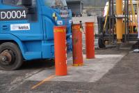 China 1000mm Height Fixed Bollards for Effective Road Traffic Control for sale