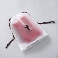 China EVA matte plastic bag, toy bear and cat binding bag, ready-made socks, drawstring bag, storage bag for sale