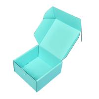 China Eco-friendly colored small cardboard packaging paper, airplane corrugated gift shipping box, mail mailbox for sale