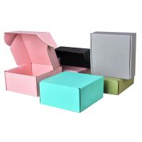 China Eco-friendly colored small cardboard packaging paper, airplane corrugated gift shipping box, mail mailbox for sale