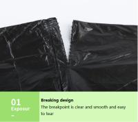 China Customized heavy-duty oversized industrial garbage bags, biodegradable black 55-gallon plastic kitchen garbage bags wholesale for sale