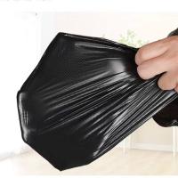 China Customized heavy-duty oversized industrial garbage bags, biodegradable black 55-gallon plastic kitchen garbage bags wholesale for sale