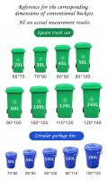 China Customized heavy-duty oversized industrial garbage bags, biodegradable black 55-gallon plastic kitchen garbage bags wholesale for sale
