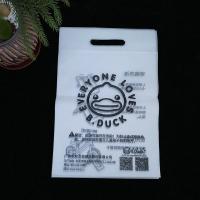 China Four-fingered hand-held self-sealing plastic bags, custom-made clothing handbags, sealed bags, shopping bags with printed logos in shopping malls for sale