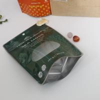 China Custom-printed reusable vacuum-sealed zipper lock snack packaging bags for dry food nuts for sale