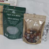 China Custom-printed reusable vacuum-sealed zipper lock snack packaging bags for dry food nuts for sale