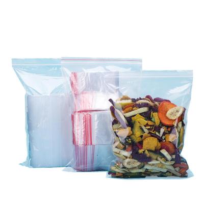 China Wholesale transparent PE plastic sealed bags for food, fragrant tea, dried fruits, accessories, chewing gum, milk packaging, and collarbone bags for sale