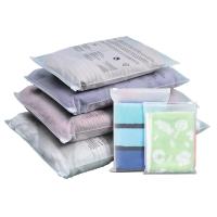 China Custom reusable EVA zipper clothing bags for resealing shoes, polyzipper fur and other clothing packaging - suffocation warning. for sale