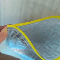 China Zipper bubble bag, transparent bubble bag, cosmetic and accessory packaging, anti-drop protective bag for sale