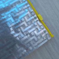 China Zipper bubble bag, transparent bubble bag, cosmetic and accessory packaging, anti-drop protective bag for sale