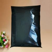 China Customized eco-friendly, biodegradable, matte black polypost bags, compost transportation, express delivery packaging, plant zipper bags for sale