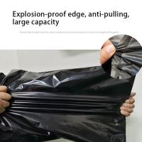 China Customized eco-friendly, biodegradable, matte black polypost bags, compost transportation, express delivery packaging, plant zipper bags for sale