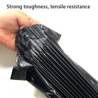 China Customized eco-friendly, biodegradable, matte black polypost bags, compost transportation, express delivery packaging, plant zipper bags for sale