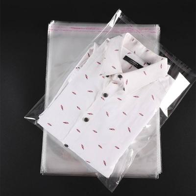 China Wholesale custom transparent self-sealing adhesive Opp plastic bags for candies, clothing, books and notebooks for sale