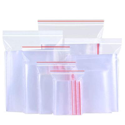 China Transparent self-sealing plastic packaging bags for food preservation and sealing for sale