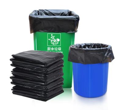 China Customized 55-gallon industrial black garbage bags, environmentally friendly heavy-duty polyethylene garbage bags, moisture-proof wholesale available for sale