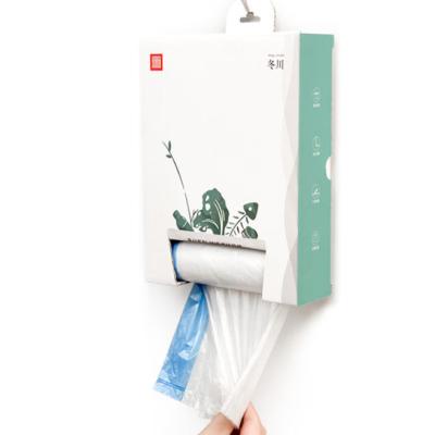 China Recyclable household high kitchen garbage bags, drawstring garbage bags, trash cans, and recyclable garbage bags for sale