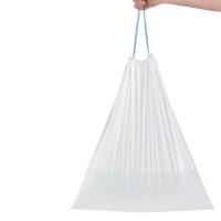 China Recyclable household high kitchen garbage bags, drawstring garbage bags, trash cans, and recyclable garbage bags for sale