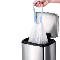 China Recyclable household high kitchen garbage bags, drawstring garbage bags, trash cans, and recyclable garbage bags for sale