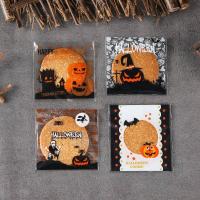 China Factory direct sales - New Christmas candy Mini baking Cookies Bread bags Snacks OPP self-sealing Food Self-adhesive zipper bags for sale
