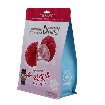 China Customized self-sealing zipper vertical dry food, fruit and nut packaging bags, vertical zipper bone bags for food packaging for sale