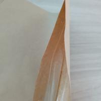 China Recyclable brown kraft paper bags with transparent Windows for self-sealing and quick transportation of pizza, sushi and pet food for sale